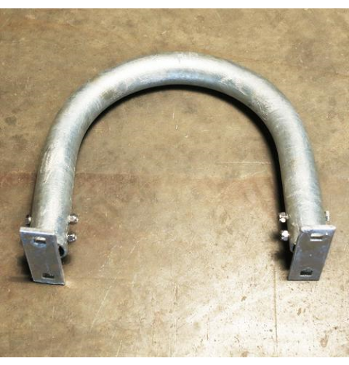 AMD Light Duty Hoop Pile Guide Optional Roller Attaches To Deck