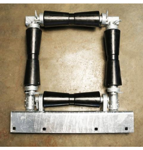 AMD Square External Pile Guide With 4 Rubber Rollers